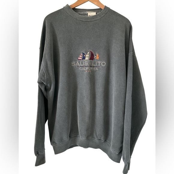 Oarsman | Shirts | Vintage 9s Oarsman Embroidered Sausalito Oversized ...